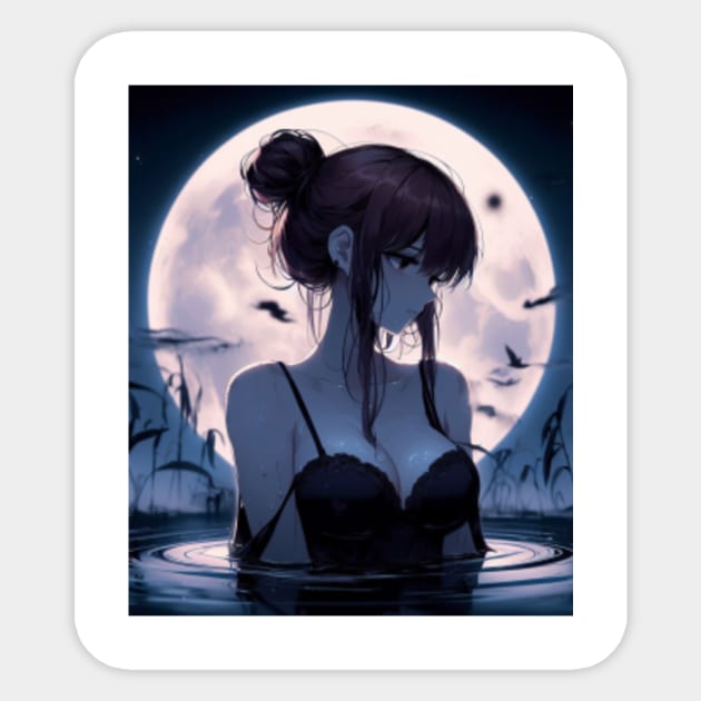 Hot Anime Girl Sexy Anime Girl Sticker Teepublic